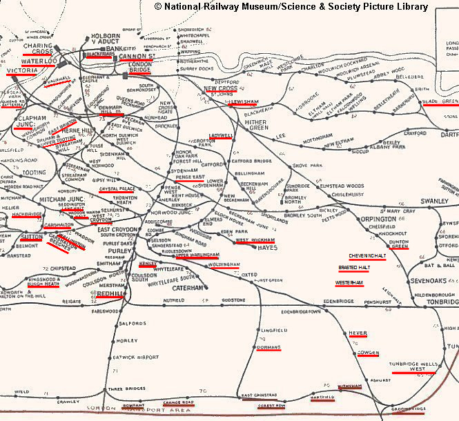 1962 BR(S) System Maps